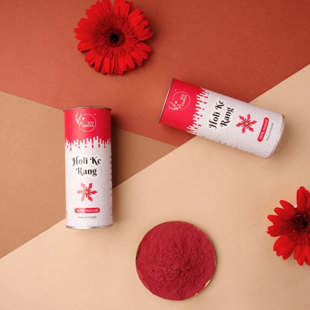 Natural Holi Colours, Pack of 4 | Ecocradle